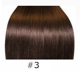 Коричневые волосы для наращивания 30см (#3) 20 капсул купить в интернет ...